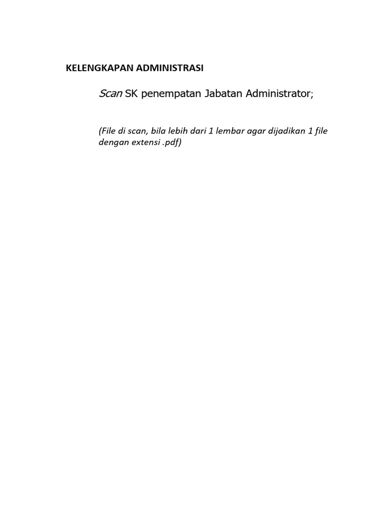 SK Jabatan Administrator 1692583756 | PDF