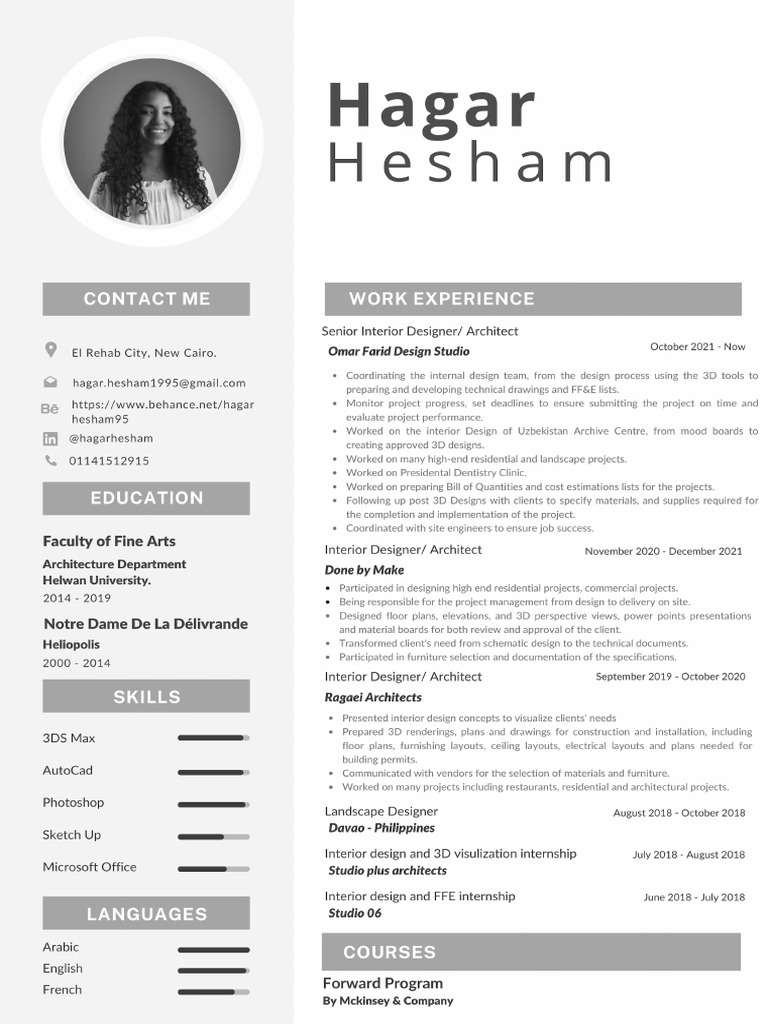 Hagar Hesham Mohamed CV | PDF