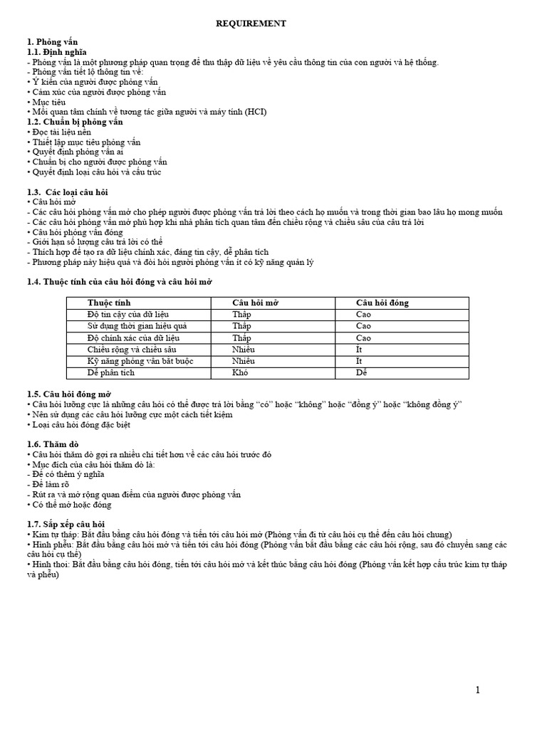 Ôn tập PTTKHTTT | PDF