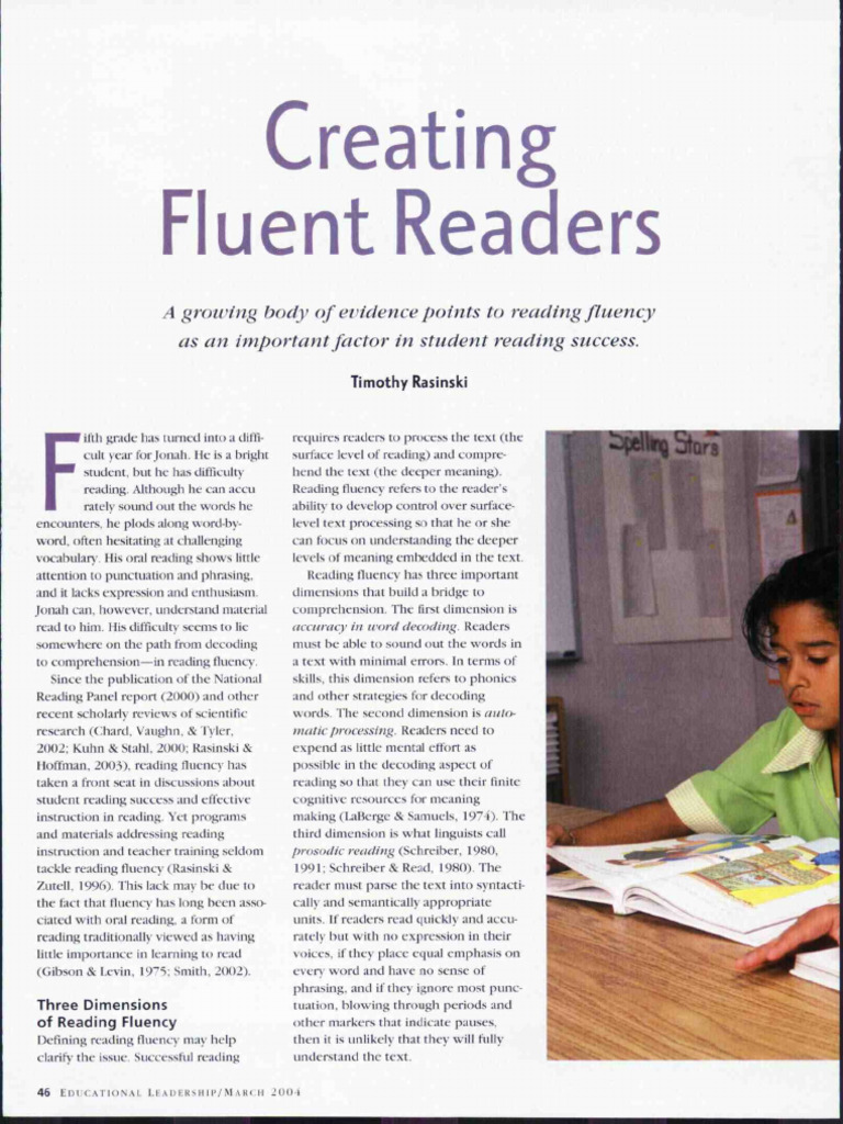 Fluent Readers | PDF