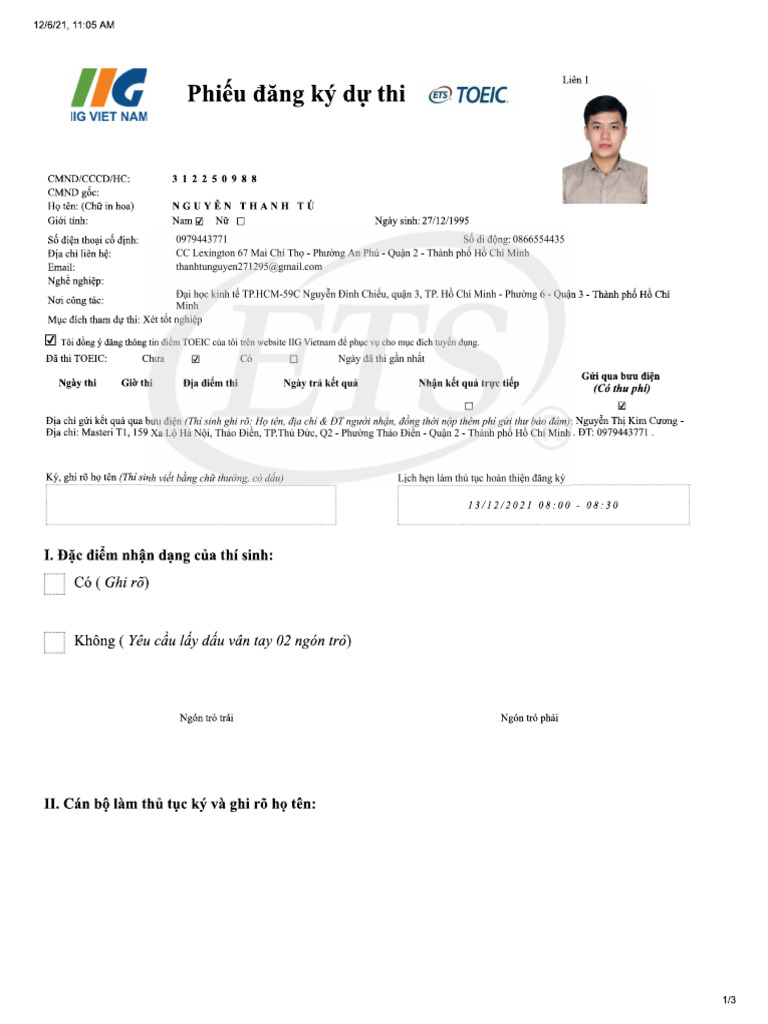 DK Thi Toeic - t12 | PDF