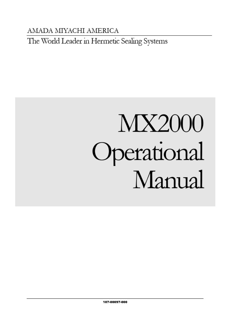 MX2000 Glovebox Welding System Technical Manual | PDF | Vacuum | Pressure