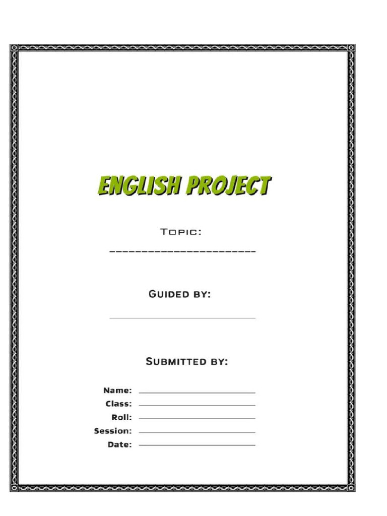 English Project | PDF | Social Science