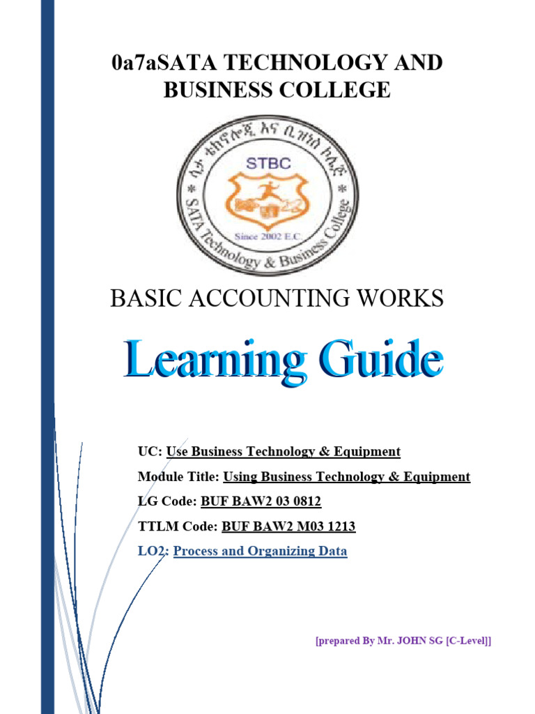 LO2 Process and Organizing Data | PDF