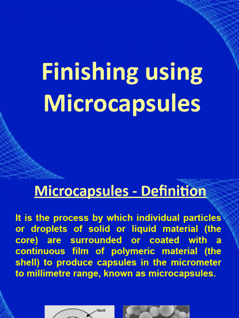 Microencapsulation | PDF