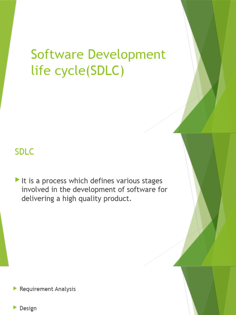 Manual Testing Ppt3 Sdlc Stlc Pdf Software Bug Software Testing
