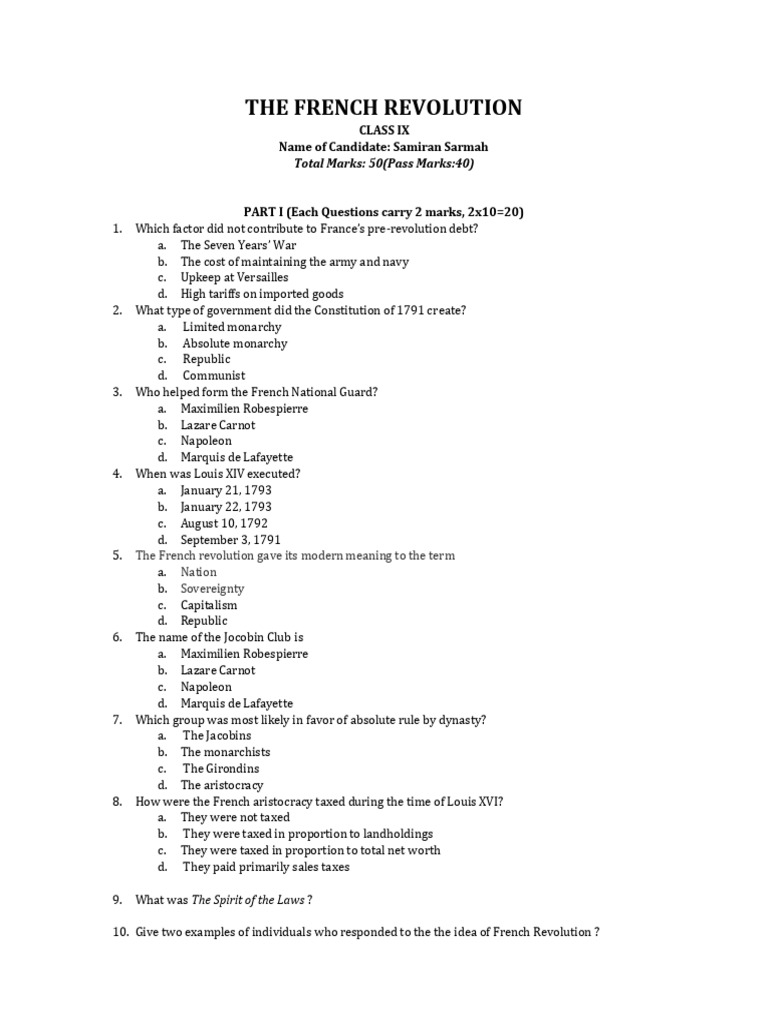 The French Revolution | PDF | French Revolution | French Enlightenment