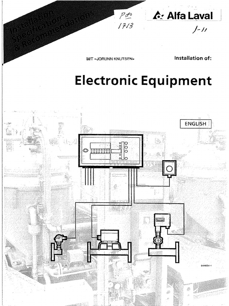 Alfa Laval Installation Of Electronic Equipment Pdf