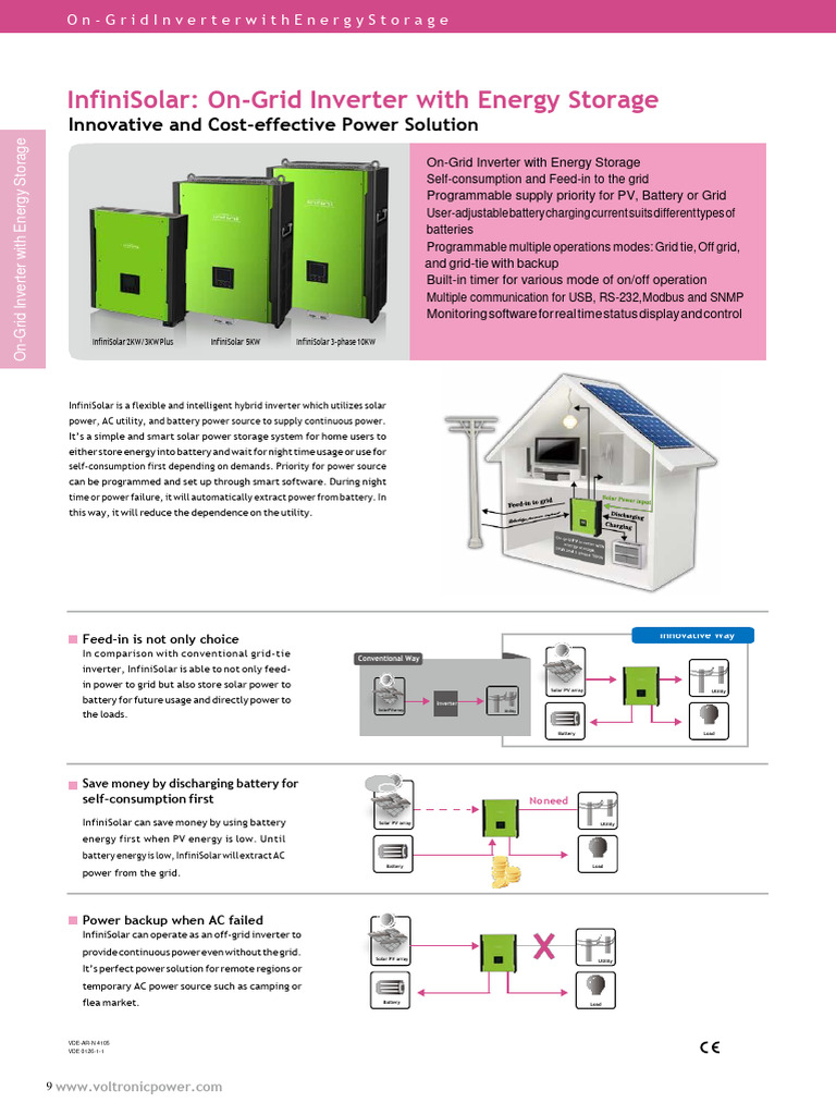 InfiniSolar 5kw Inverter Datasheet | PDF