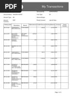 BDO Transaction History Overview | PDF | Debits And Credits | Banking