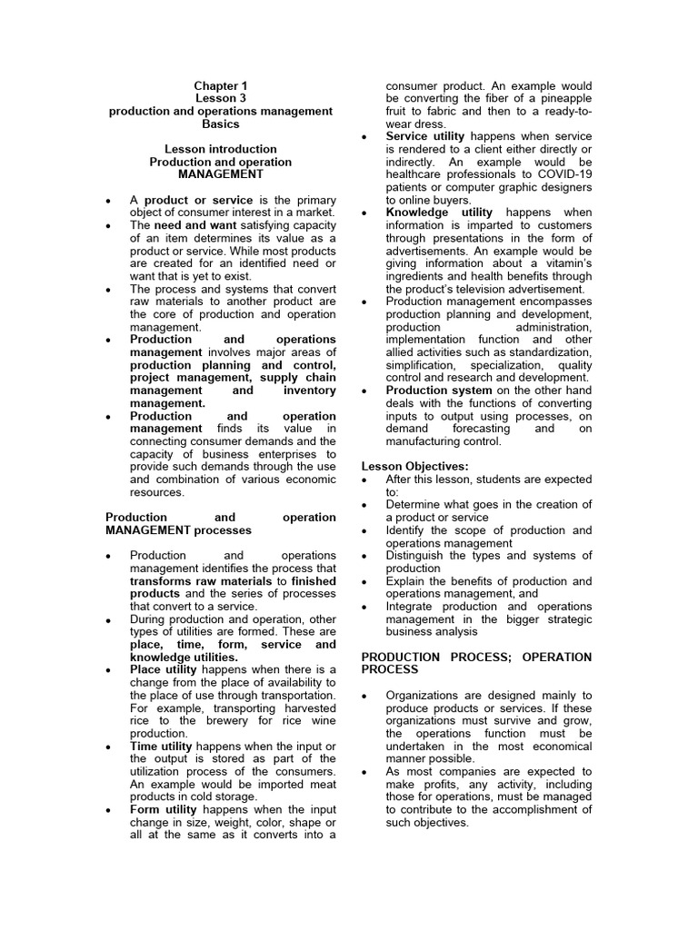 Strat Business Analysis - Module1 - L3 | PDF | Supply Chain Management ...