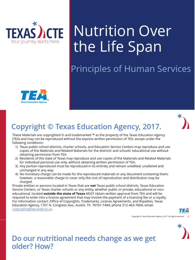 Nutrition Over The Life Span | PDF