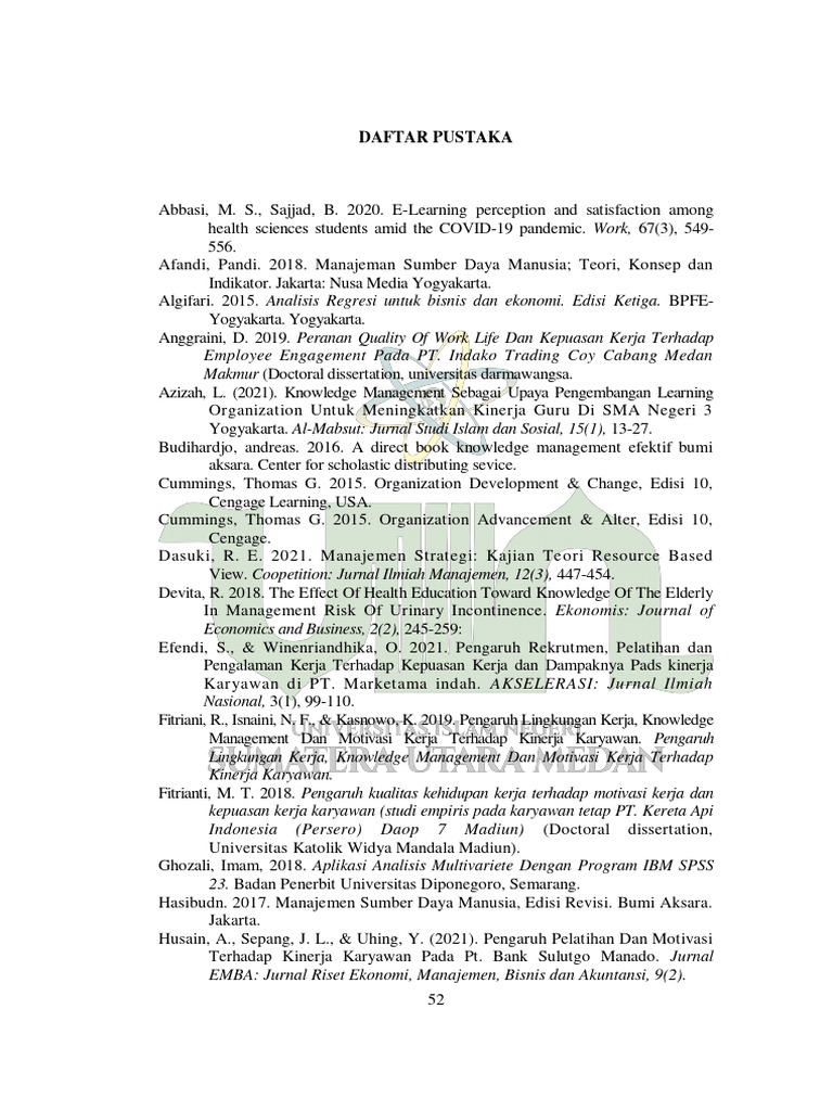 Daftar Pustaka - 2 | PDF