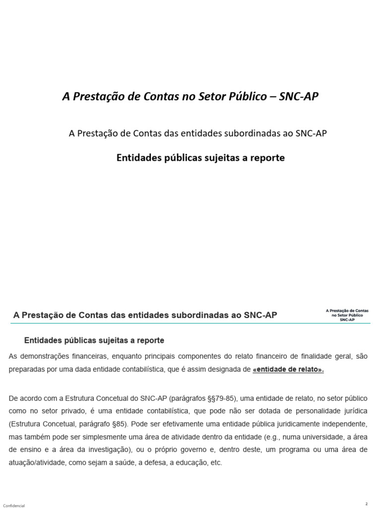 Prestação de Contas no Setor Público SNC-AP | PDF | Contabilidade ...
