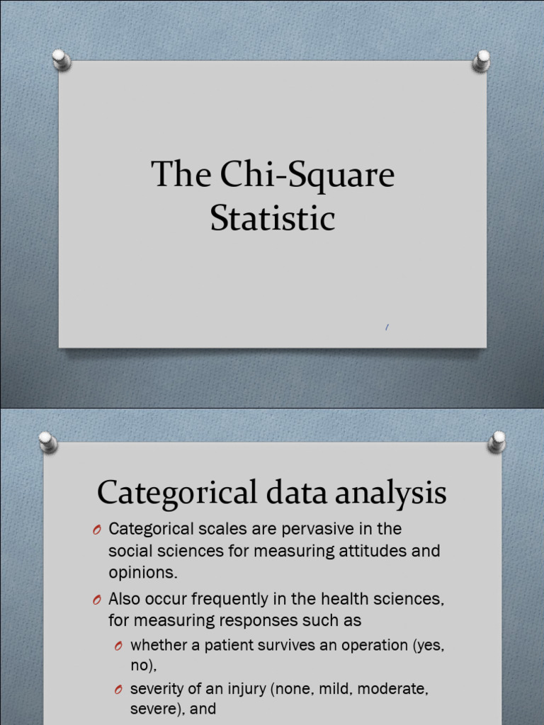 Lecture 1 5th | PDF | Statistical Hypothesis Testing | Chi Squared Test