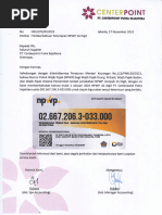 Template Kartu NPWP Kosong | PDF