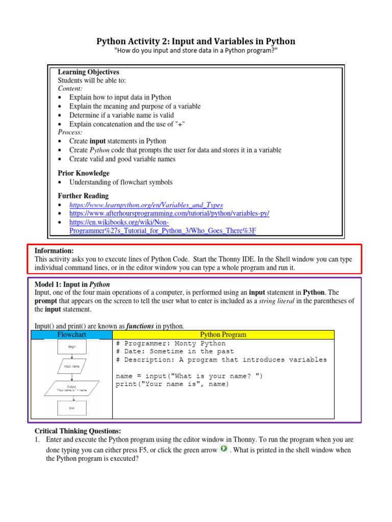 PY_02_VAR_Thonny | PDF