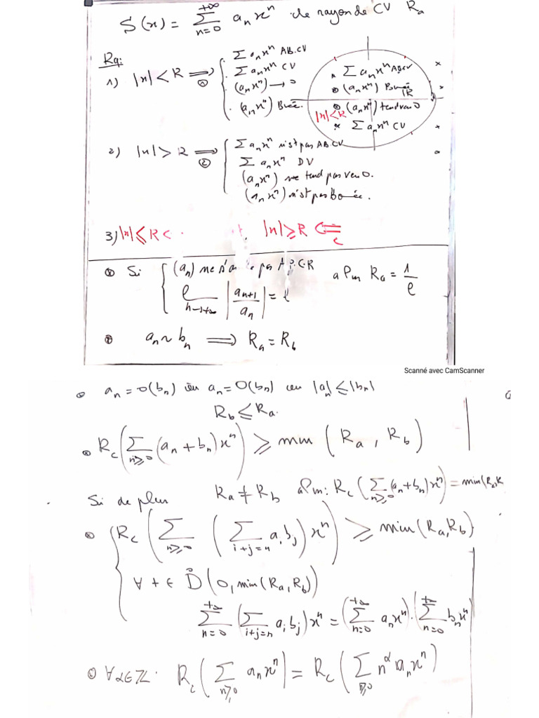 Rev Séries Entières | PDF