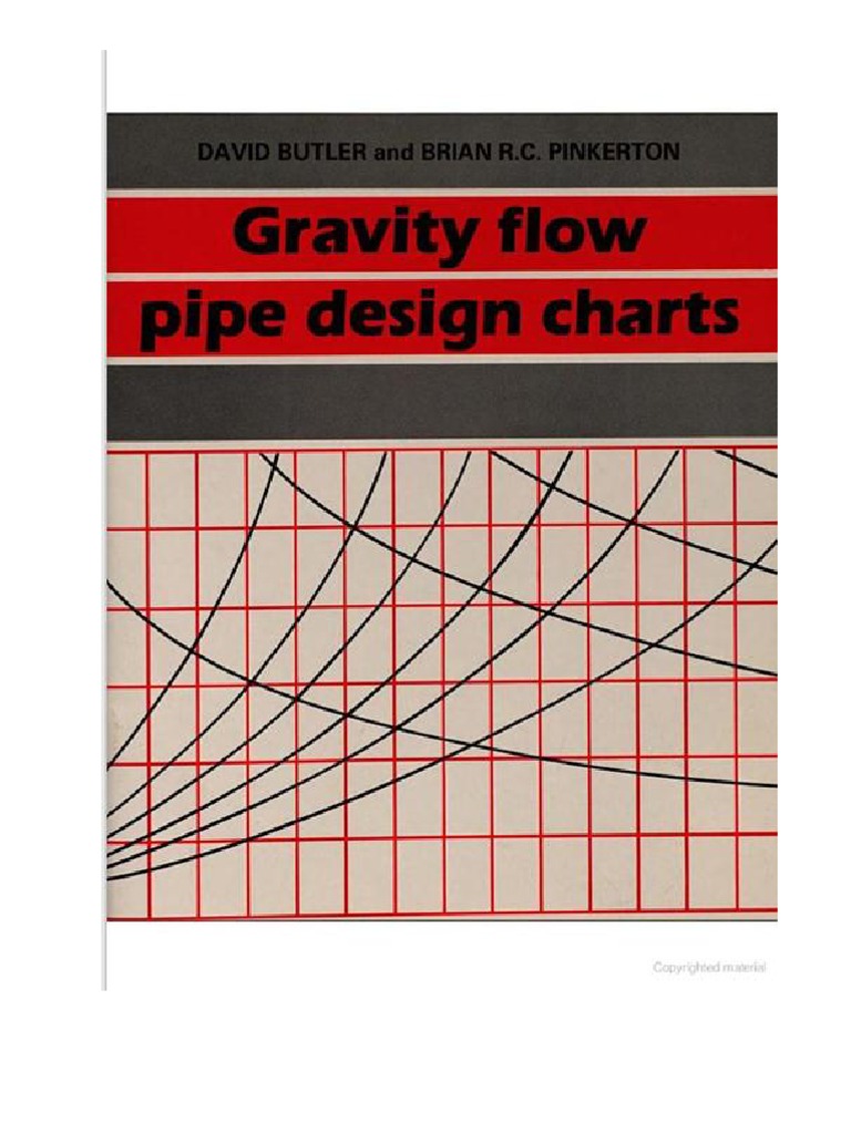 Gravity Flow Pipe Design Charts | PDF