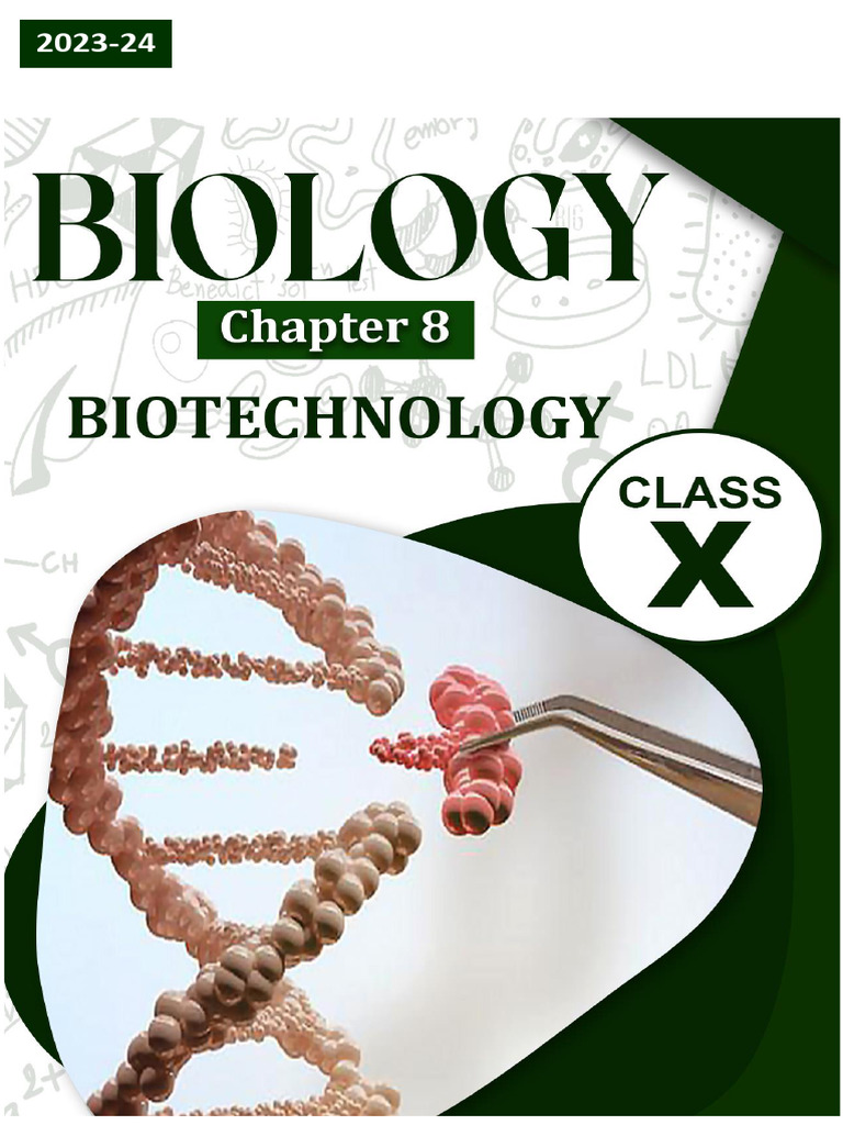 Biology CH # 8 Biotechnology Class X Revised-22 | Download Free PDF | Genetic Engineering ...