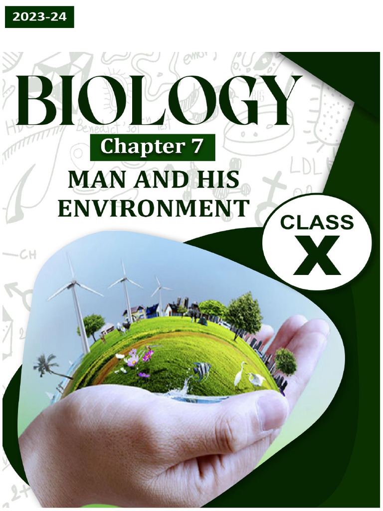Biology CH # 7 Man and His Environment Class X Revised 23-24 | PDF | Food Web | Atmosphere Of Earth