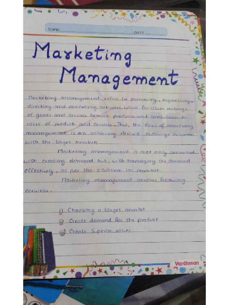 BST File On MARKETING MANAGEMENT - 569282-Bb7e-48c1-B9e1-1220d62af54f | PDF