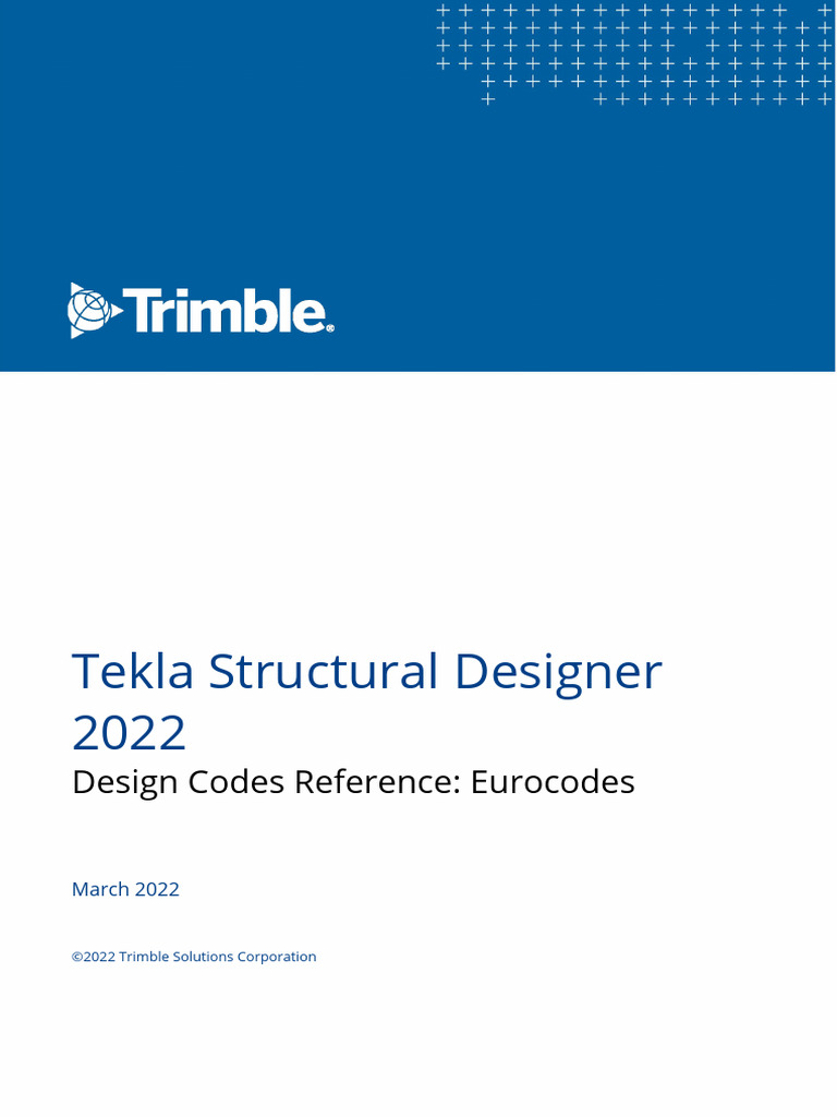 Tekla Structural Designer 2022 Eurocodes Reference | PDF | Beam ...
