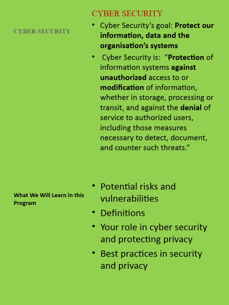 Cyber Security | PDF