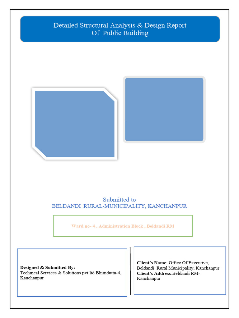 ward office sap report | PDF | Beam (Structure) | Bending