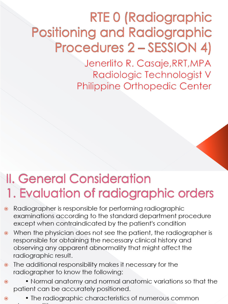 Rad Posi 2 Lec Session 4 PDF | PDF