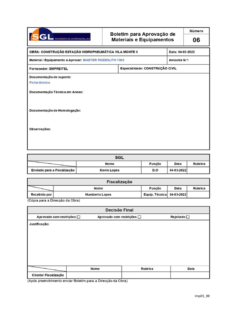 Bame 06 Ehvm Masterpozzolith 7002 | PDF