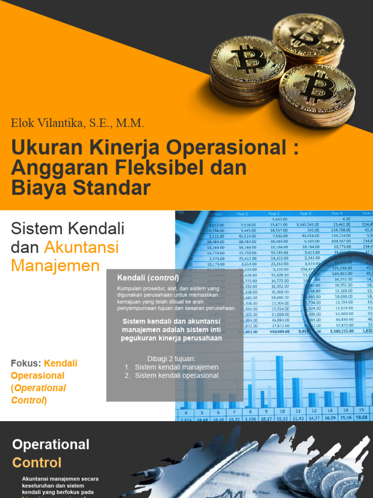 Ukuran Kinerja Operasional | PDF