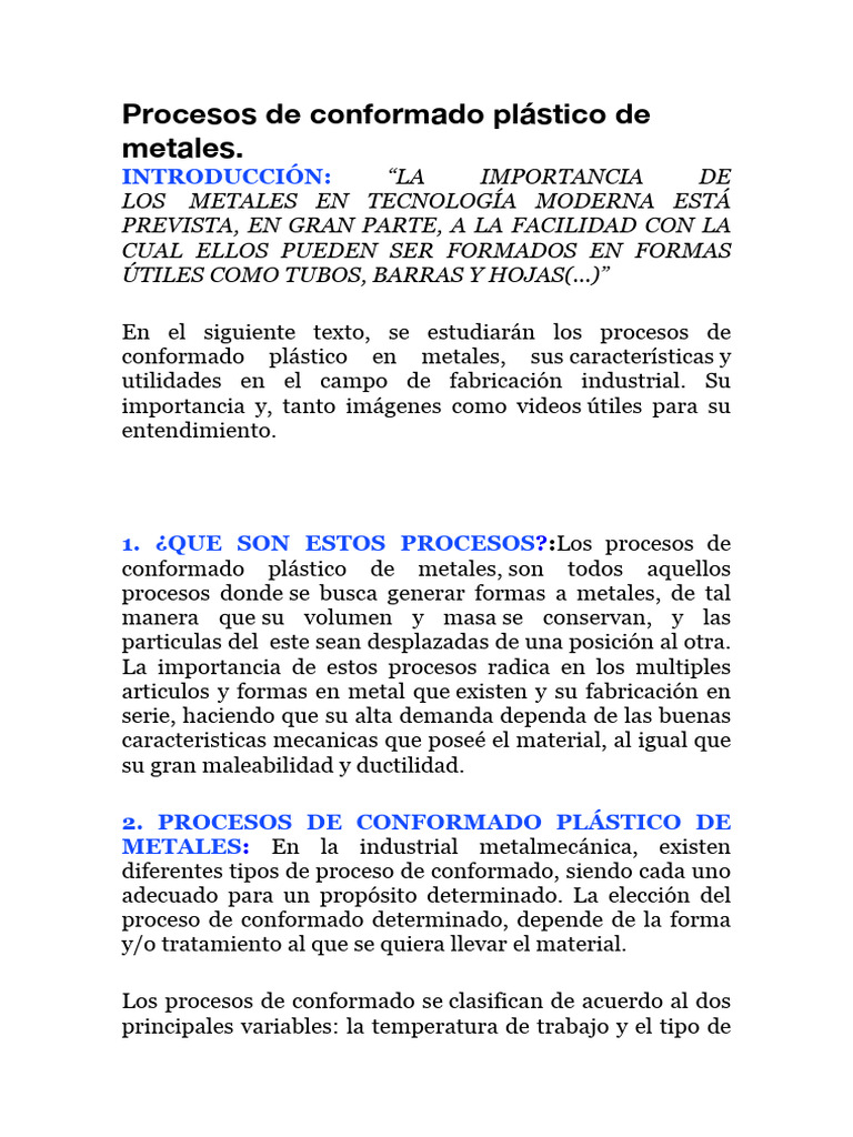 Embutimiento y troquelado de metales | PDF | Extrusión | Laminado ...