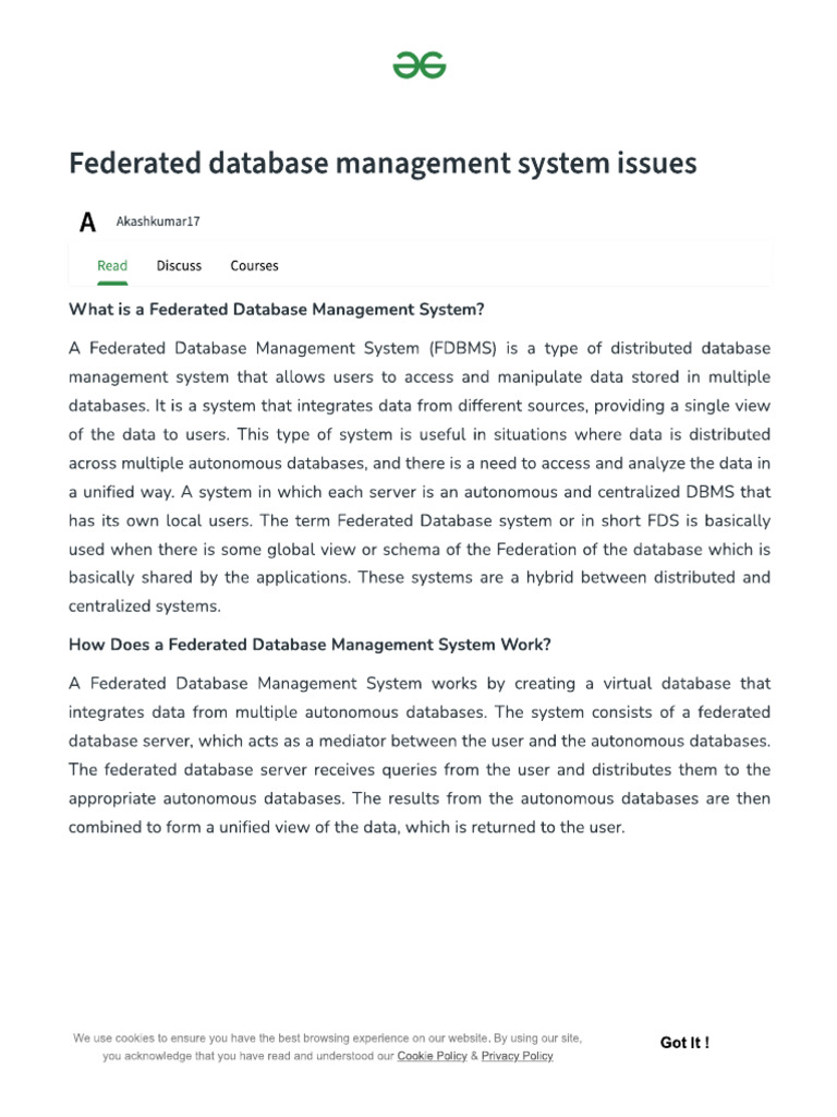 8 Federated Databases Pdf 