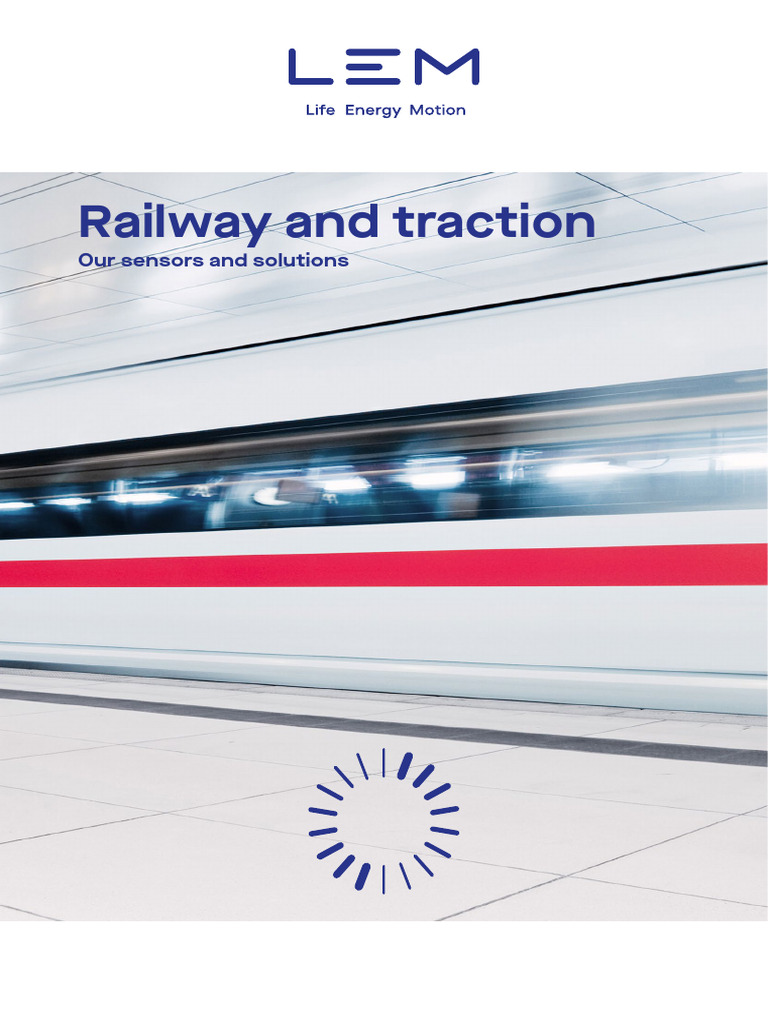 LEM BROCHURE Railway and Traction DA Web 202208025 | PDF | High Voltage ...