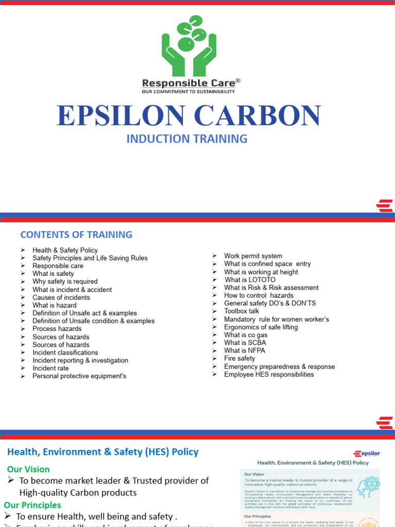 Safety Induction | PDF | Personal Protective Equipment | Occupational ...