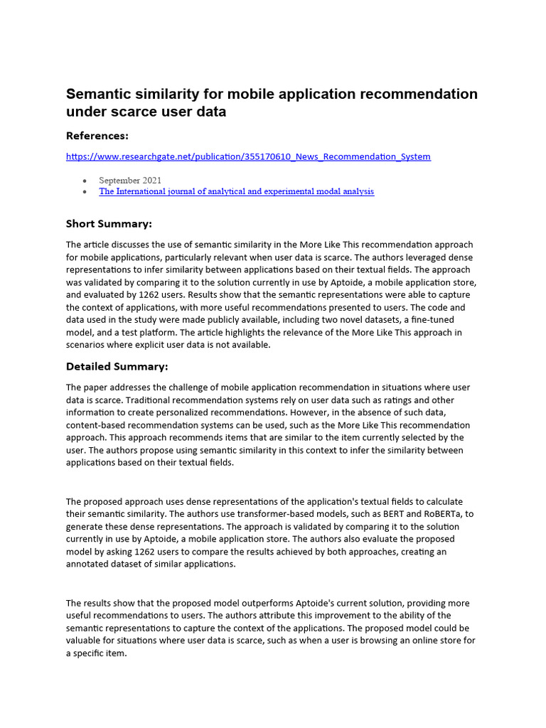 Semantic Paper | PDF