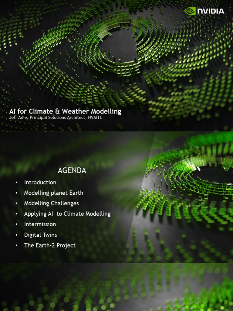 AIforClimateChangeModellingTalk-30May2023 | PDF | Numerical Weather ...