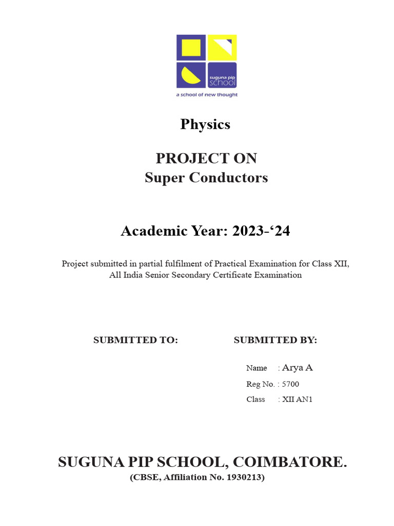Phy Starting-1 | PDF | Superconductivity | Physics
