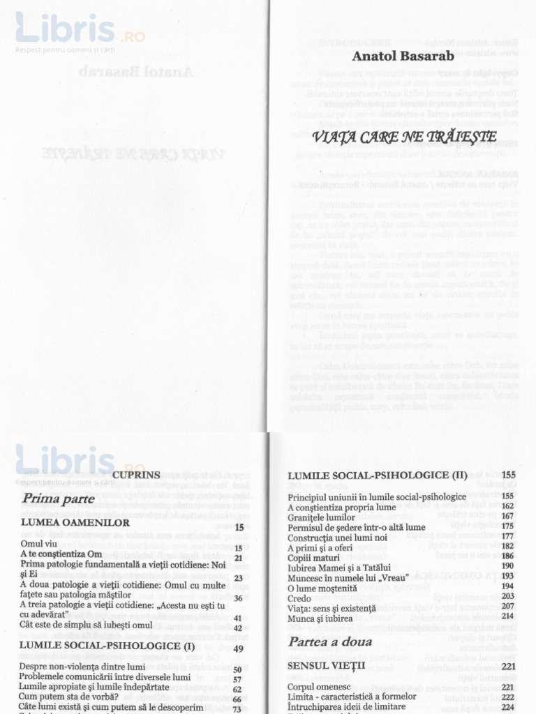 Viata Care Ne Traieste - Anatol Basarab | PDF