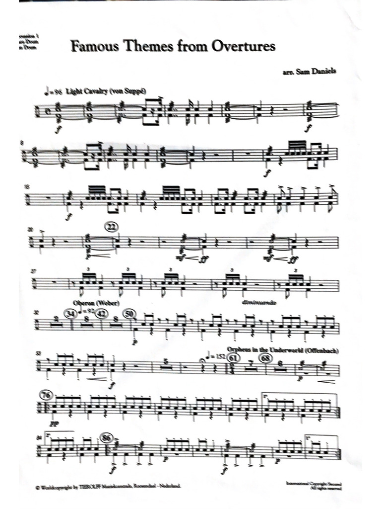 Famous Themes From Overtures | PDF