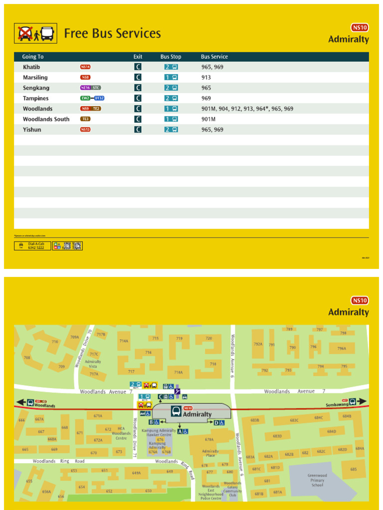 Admiralty MRT Station | PDF