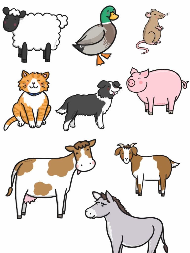 Old Macdonald Had A Farm Stick Puppets Ver 1 | PDF