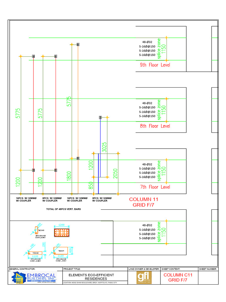 Column C11 Grid F/7 | PDF