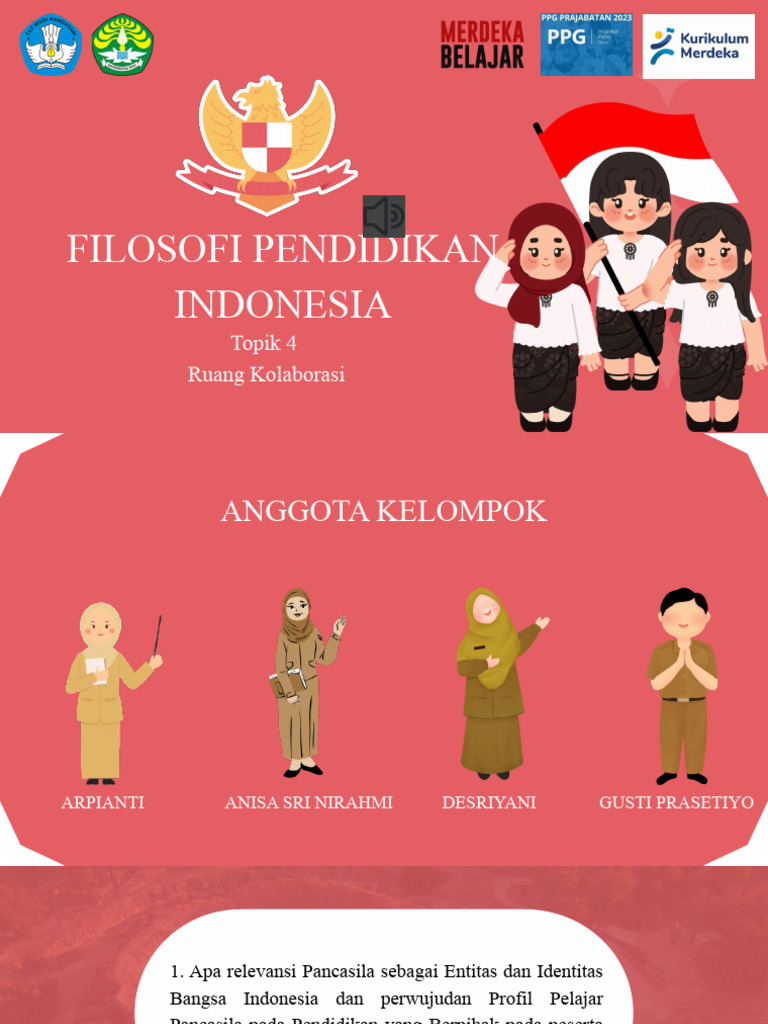 K 4 - Filosofi Pendidikan Indonesia - Ruang Kolaborasi | PDF