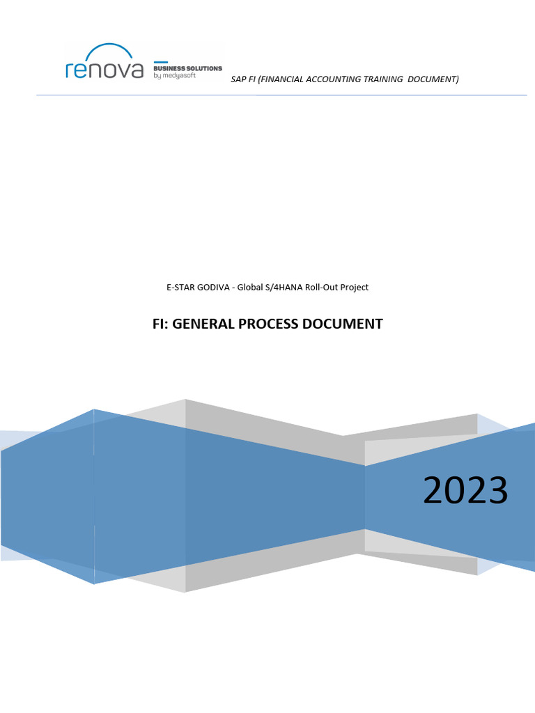 E-Star - FI General Process Document - Gokhan Version | PDF