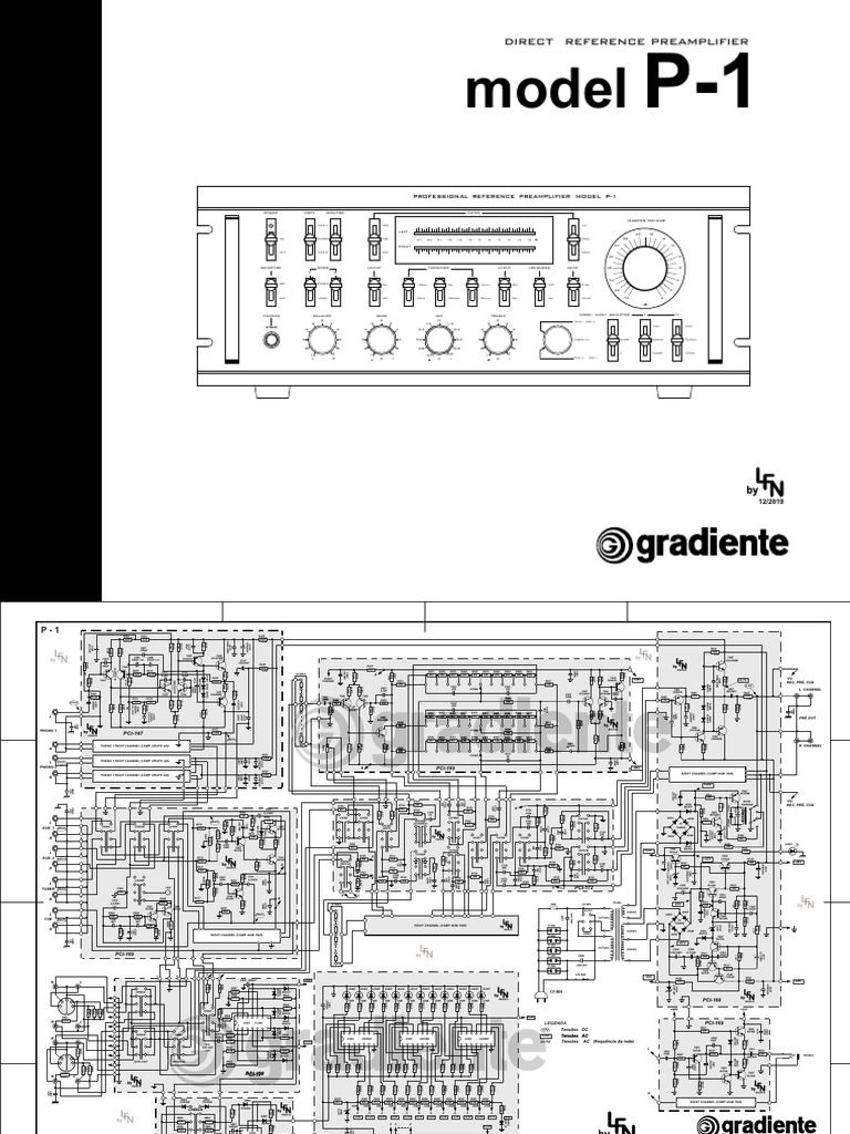 Esquema P1 Gradiente | PDF | Audio Engineering | Electricity