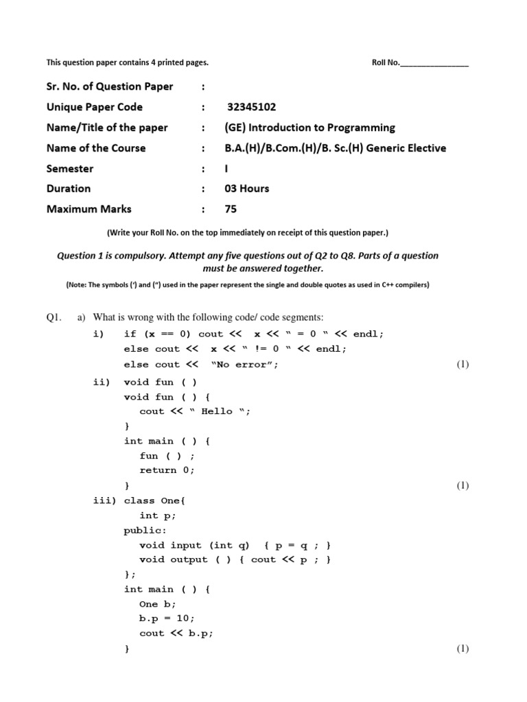 Ge C Pdf Computer Programming Computing 