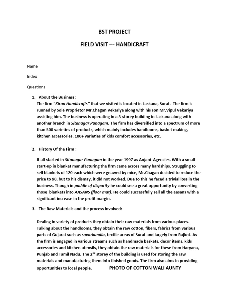 BST PROJECT | PDF | Retail | Textiles