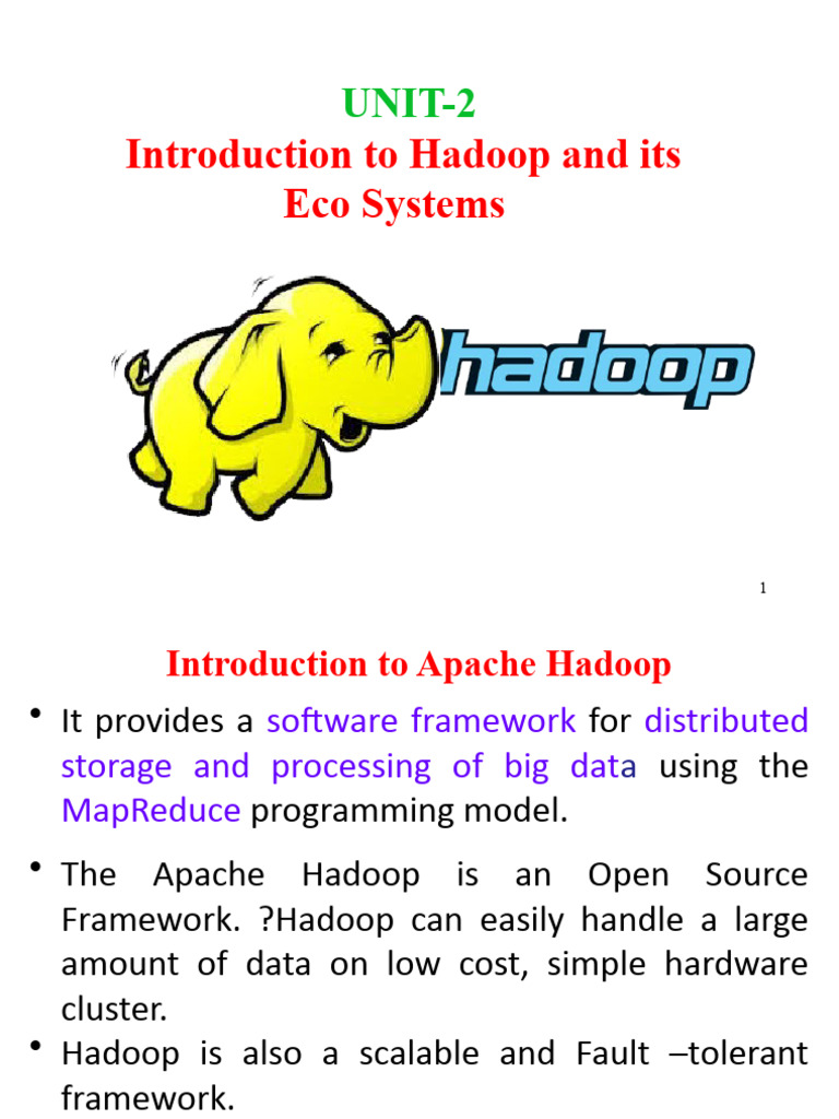 Bda Unit 2 | PDF | Computers | Technology & Engineering